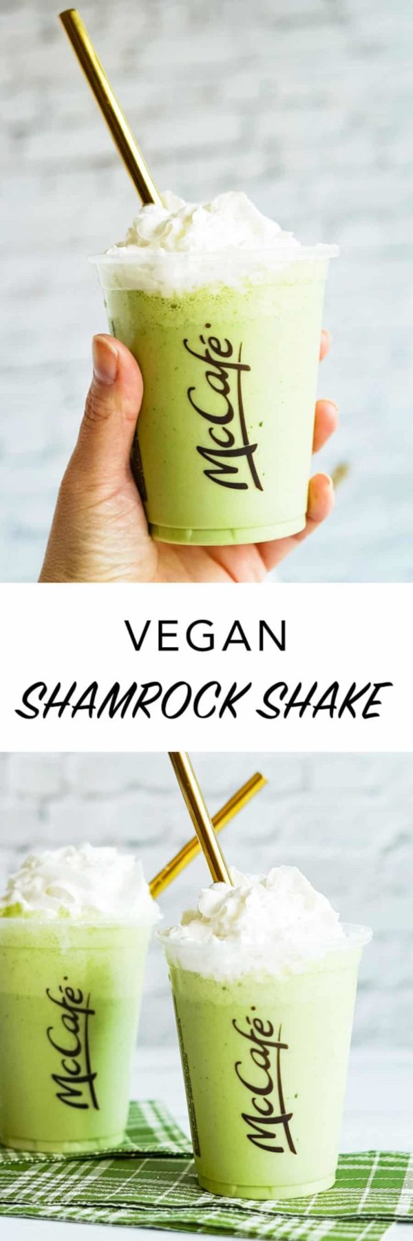 Vegan Shamrock Shake Recipe - The Edgy Veg