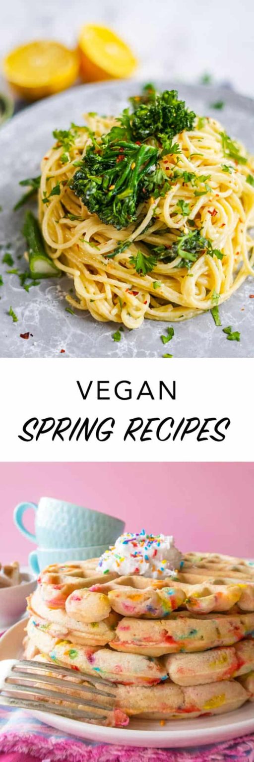 Vegan Spring Recipes - The Edgy Veg