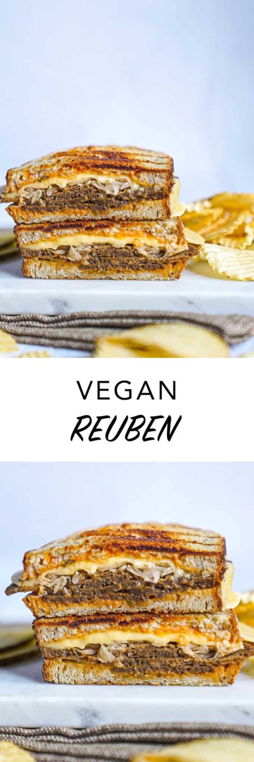 Vegan Reuben Sandwich - The Edgy Veg