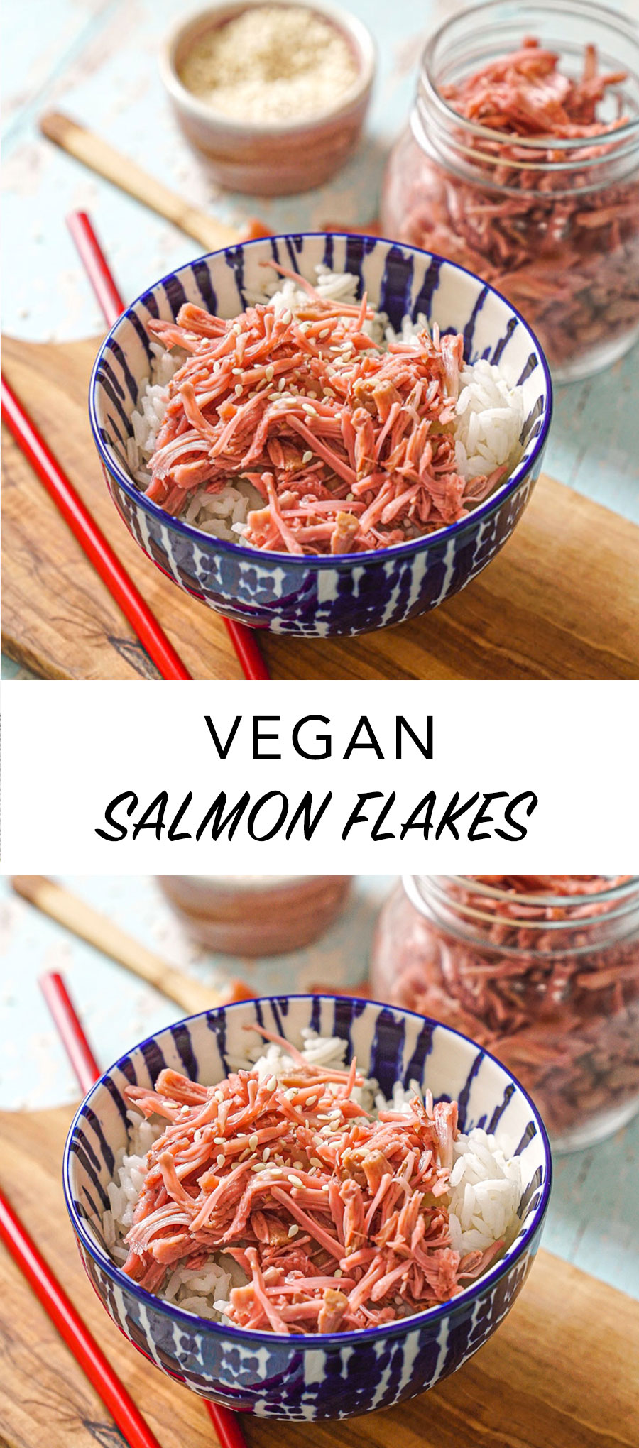 Vegan Flaked Salmon - The Edgy Veg